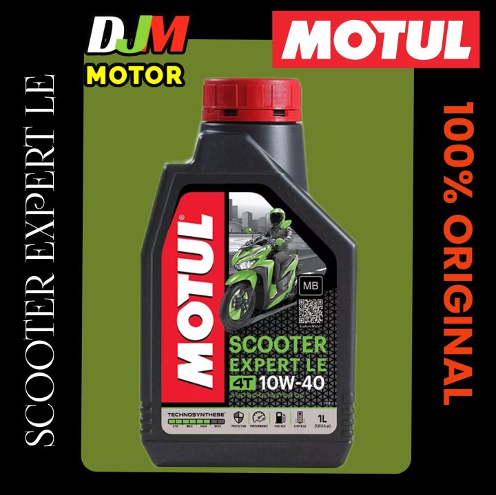 OLI MATIC MOTUL SCOOTER EXPERT LE 10W-40 1L BARANG ORI, FOR ALL MATIC ...