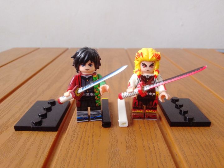 Minifigure Lego Kimetsu No Yaiba Tomioka Giyuu Kyojuro Rengoku Demon ...