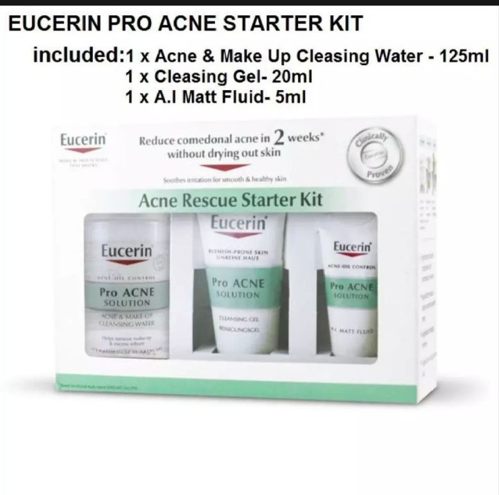 EUCERIN PRO ACNE SOLUTION TRIAL SET | Lazada PH