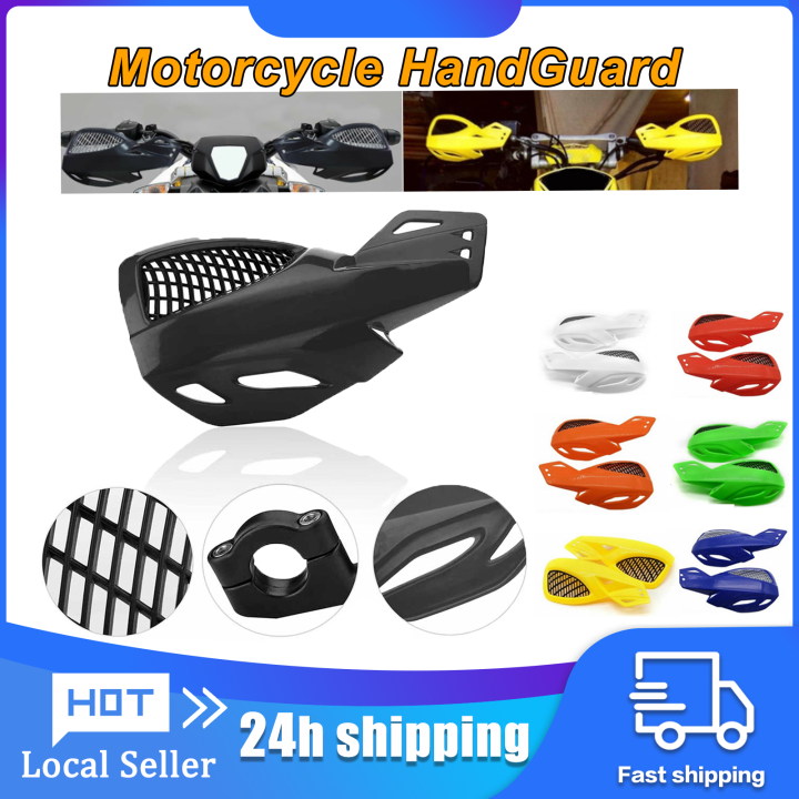 Pair 22mm 7/8" Motorcycle Handguard Handlebar Hand Guard Protector ...