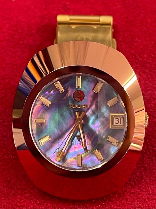 RADO BALBOA 25 Jewels Automatic หน้าปัดมุข ตัวเรือนคาไบรท์ นาฬิกาผู้ชาย ...