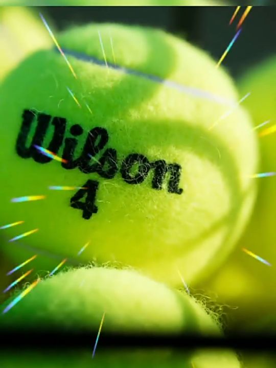 Wilson/Yonex 3 Pcs Tennis Balls Durable Training Competition Tennis ...