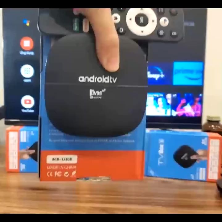 Android TV Box TV98 4K wifi tivi box 16G+256GB Hỗ Trợ Kiểm Soát Giọng ...
