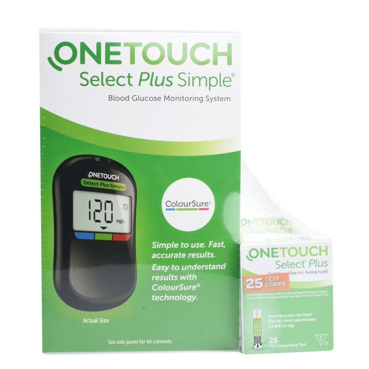 Glucometer One touch Simple Plus Select Bundle | Lazada PH