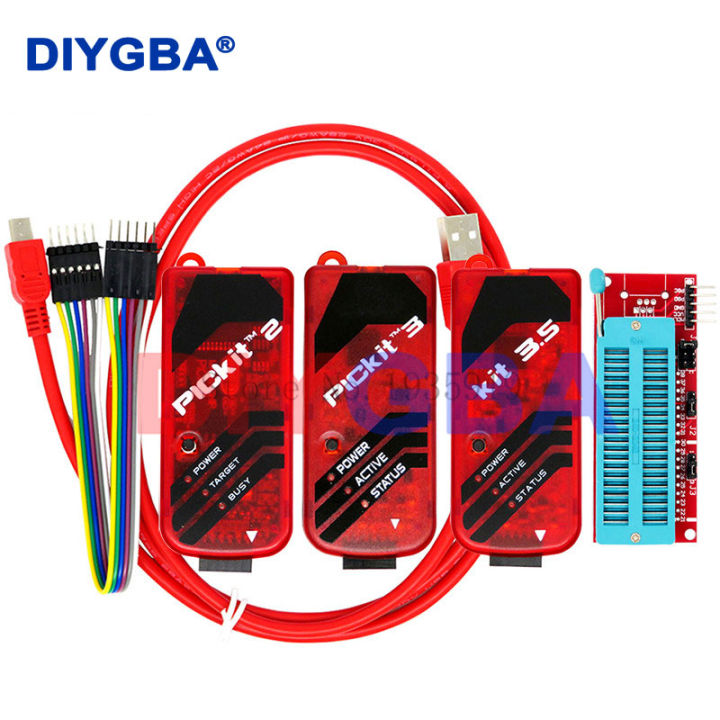 PICKit2 PICKIT3 PICKit3.5 Programmer + PIC ICD2 PICKit 2 PICKIT 3 PICKIT 3.5 Programming Adapter ...