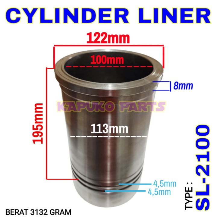 SL 2100 CYLINDER LINER UNTUK MESIN DIESEL | Lazada Indonesia