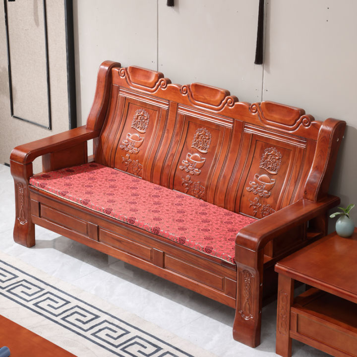 Solid Wood Sofa Old-Fashioned Rosewood Chinese Carved Living Room Pure ...