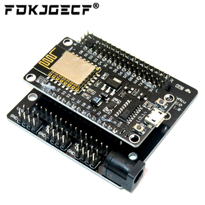 Node MCU Development Kit V3 CH340 NodeMCU + Motor Shield Wifi Esp8266 ...