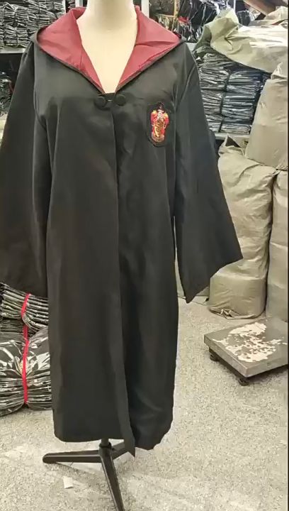 Magic School Robe College Costume Harries Magic Cape Cloak Cosplay ...