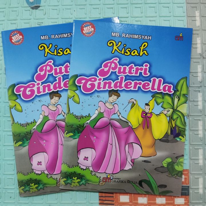 Buku Cerita Kisah Putri Cinderella Full Colour - Grafika Mulia | Lazada ...