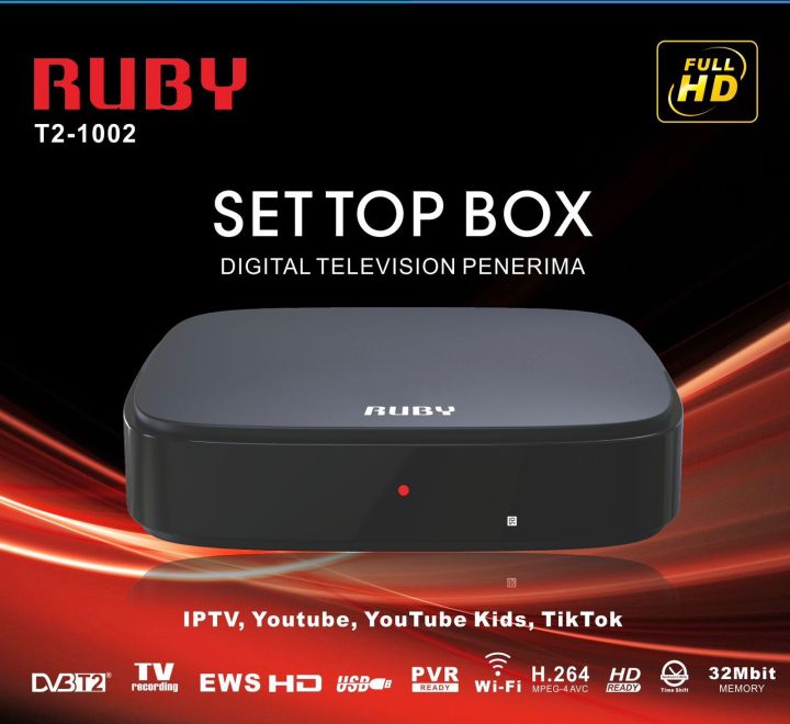 STB Tv Digital Ruby / Super HD 168 Gol/Set top BOX Tv Digital | Lazada Indonesia