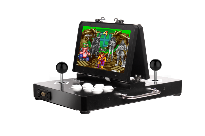 Pandora Moonlight Box Double Screen Arcade Fighter Joystick Portable ...