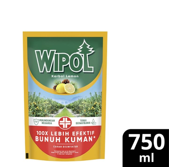 Wifol Pembersih Lantai Karbol Lemon 750 ml | Lazada Indonesia