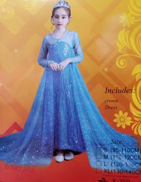PRINCESS ELSA COSTUME for kids | Lazada PH