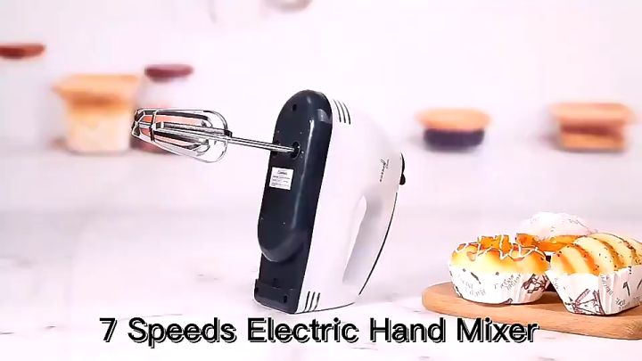 Super Hand Mixer Pengaduk 7 Kecepatan Otomatis - Free 4 Buah Alat ...