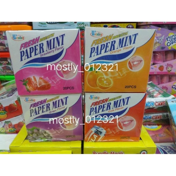 PAPER MINT FRESH BREATH 30's | Lazada PH