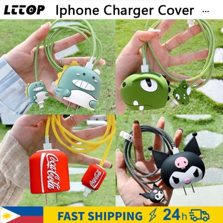 Cute Protector For Charger Silicone Case Phone Cartoon Charging Cable ...