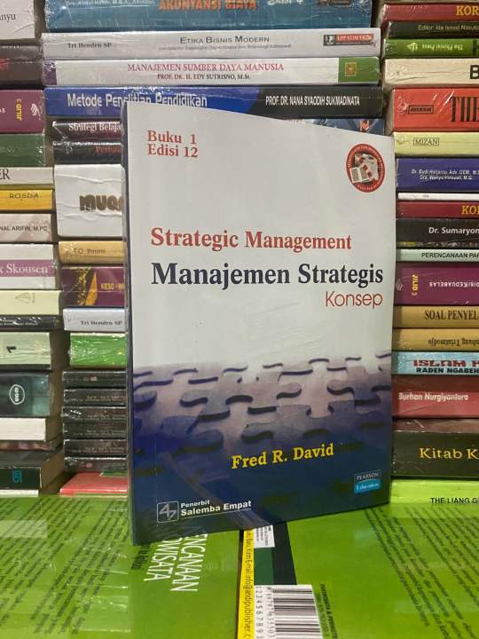 Manajemen Strategis Konsep Edisi 12 Buku 1 - Fred R. David | Lazada Indonesia