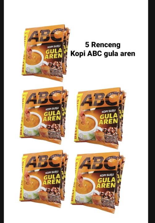 ABC Kopi Susu Gula Aren (5 Renceng) | Lazada Indonesia