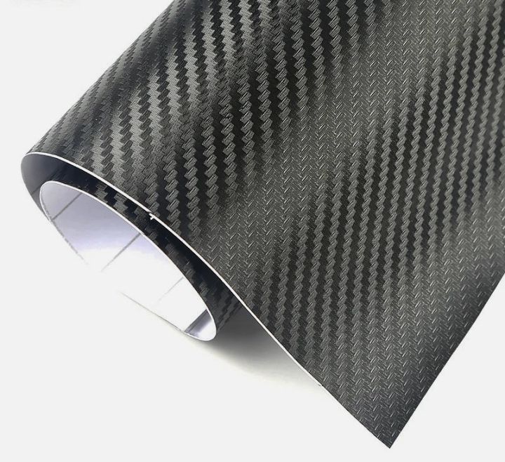 Carbon Fiber Matte Black 3D Car Sticker Wrap | Lazada PH