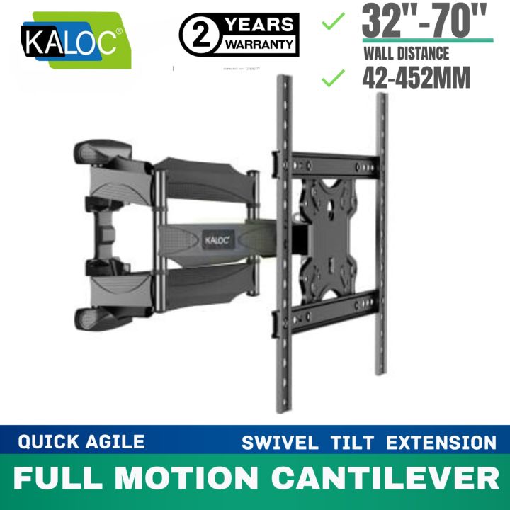 Kaloc X5A 32"-70" Super Slim Ultra Strong Full Motion Double Arm ...