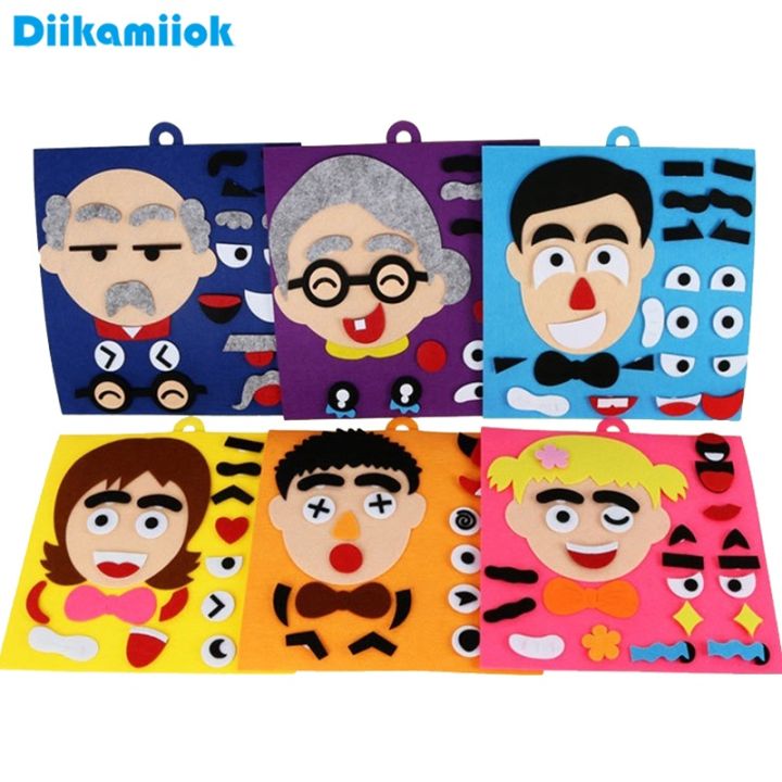 30cm/11.8in Change Face 3D Puzzle Funny Game Children Montessori ...