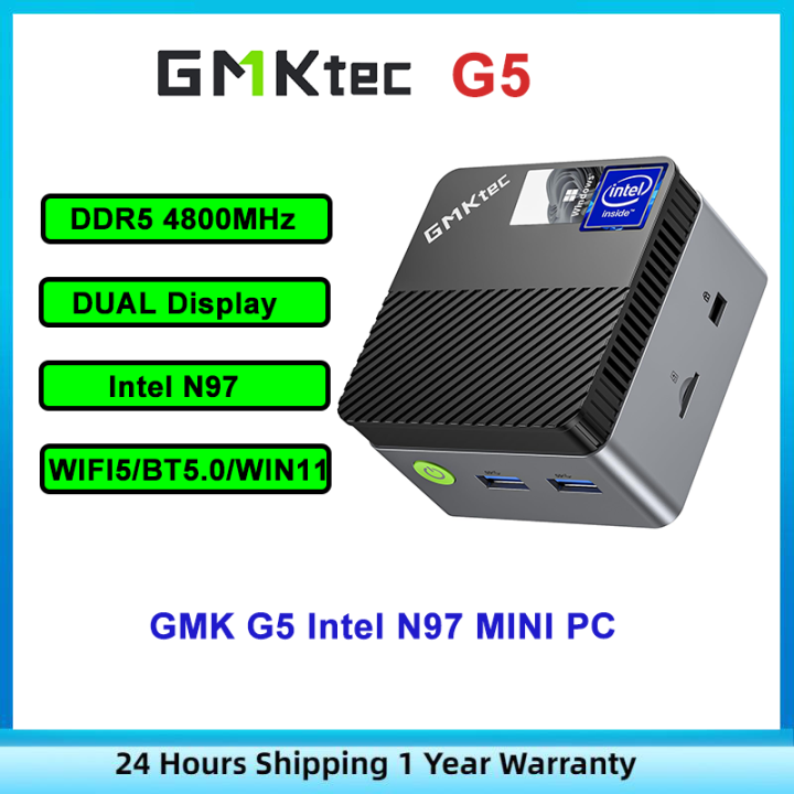 GMK Mini PC GMK G5 NUCBOX Intel 12th N97 Windows 11 Pro Desktop DDR5 ...