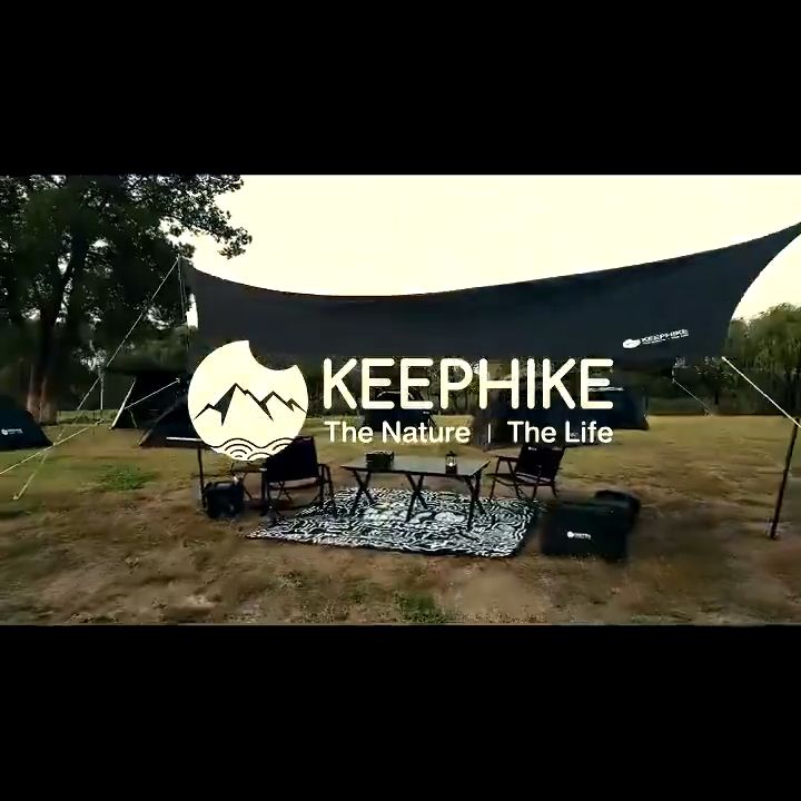 KEEPHIKE portable tunnel tent outdoor camping overnight anti-rainstorm ...