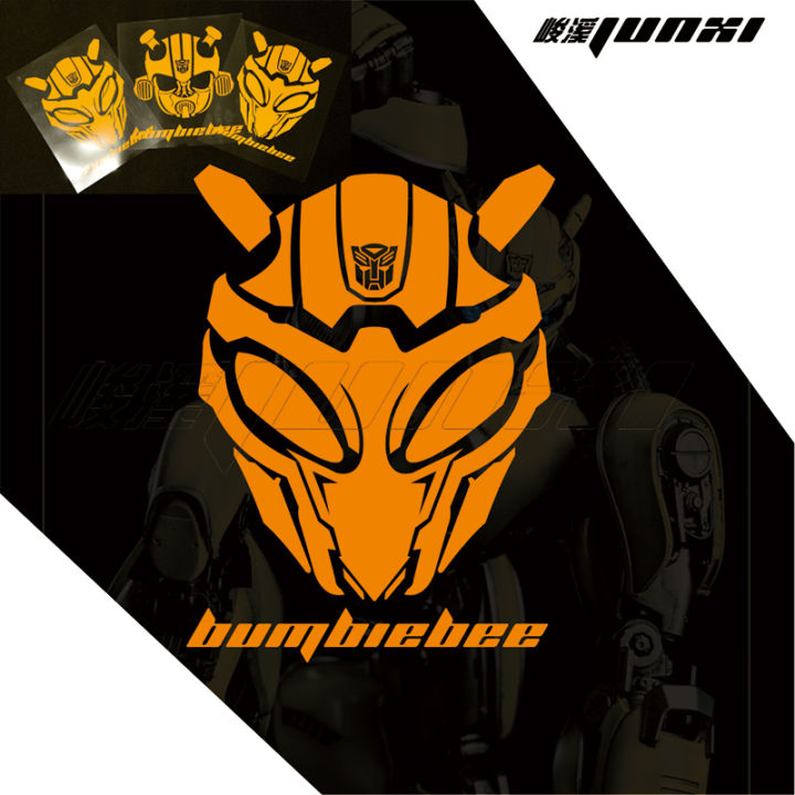 Bumblebee New Version G1 Transformer Reflective Stickers Motorcycle ...