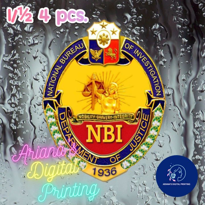 nbi logo stickers | Lazada PH