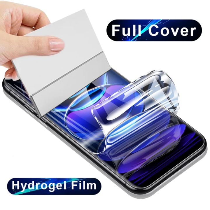 Full Cover Screen Protector Hydrogel FIlm For Redmi Note 13 12 11 Pro+ ...