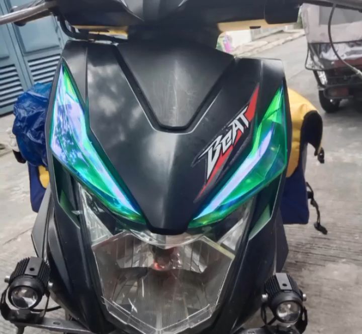 HONDA BEAT V2 Fi Kilay Tint w/free kalmot sticker | Lazada PH