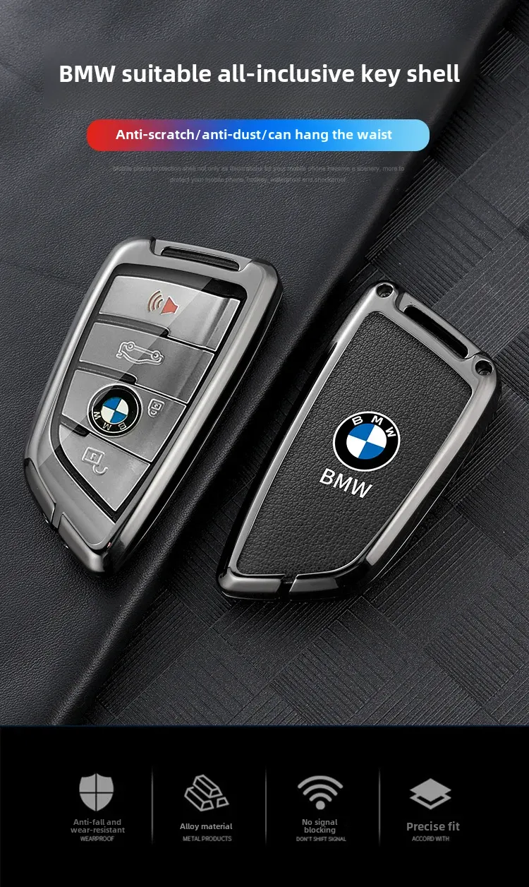 Bmw Car Key Case Compatible 5 Series 530L 3 Series 325li 4 6 7 ...