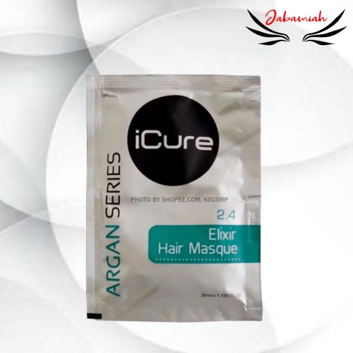 ICure Argan Elixir Hair Masque 35ml | Lazada PH