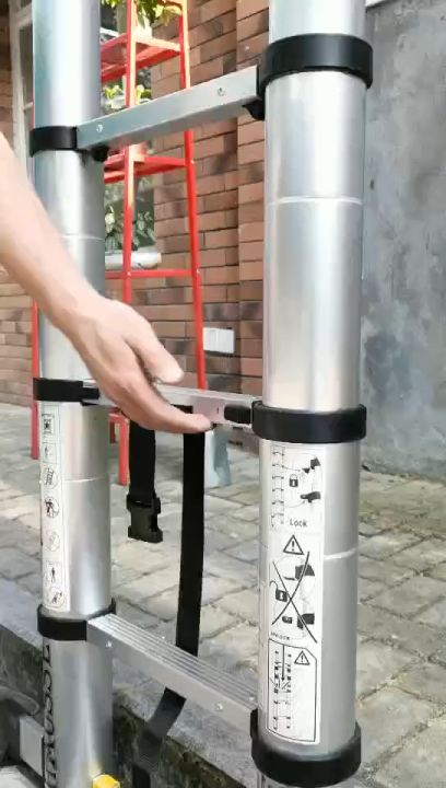 Heavy Duty Telescopic Aluminum Ladder Extension Ladder Industrial ...