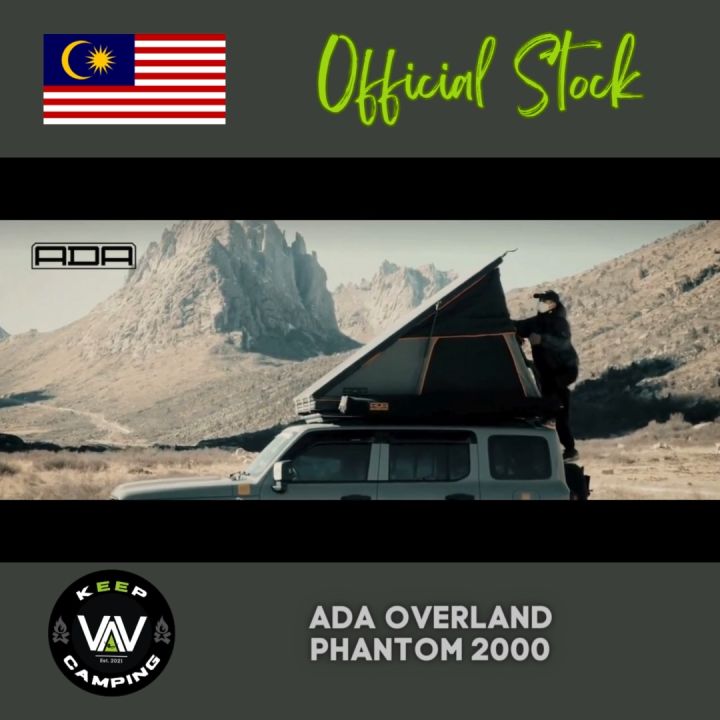 ADA Overland Aluminum Phantom 2000 Roof Top Tent | Lazada