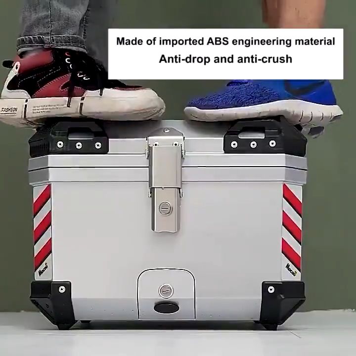 Top Box Motorcycle Box ABS Material 36L/45L Capacity Motorcycle trunk ...