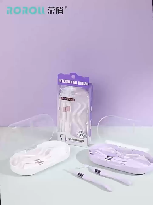 [Siêu HOT]🦷 BỘ BÀN CHẢI KẼ RĂNG CHO NGƯỜI NIỀNG RĂNG : 2 tay cầm và 18 ...