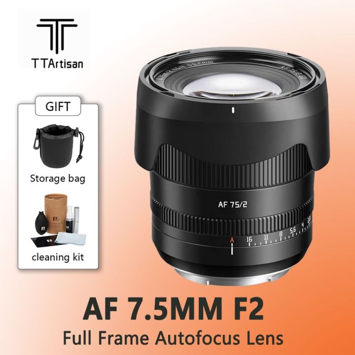 TTArtisan AF 75mm F2 Full Frame Autofocus Lens for Portrait Photography ...