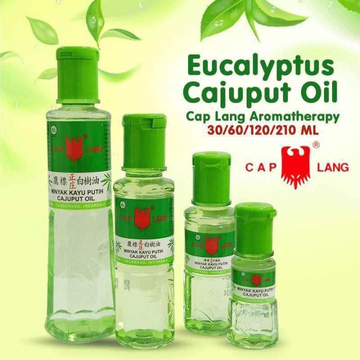 CAPLANG Cap Lang Minyak Kayu Putih MKP 210ml | 120ml | 60ml | Lazada ...