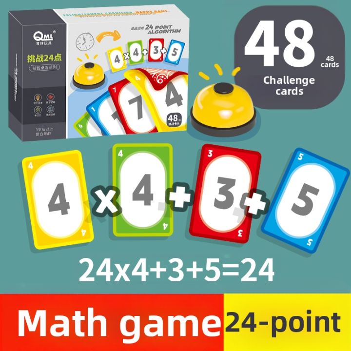 Educational Fun 24 Game Math Cards | Lazada