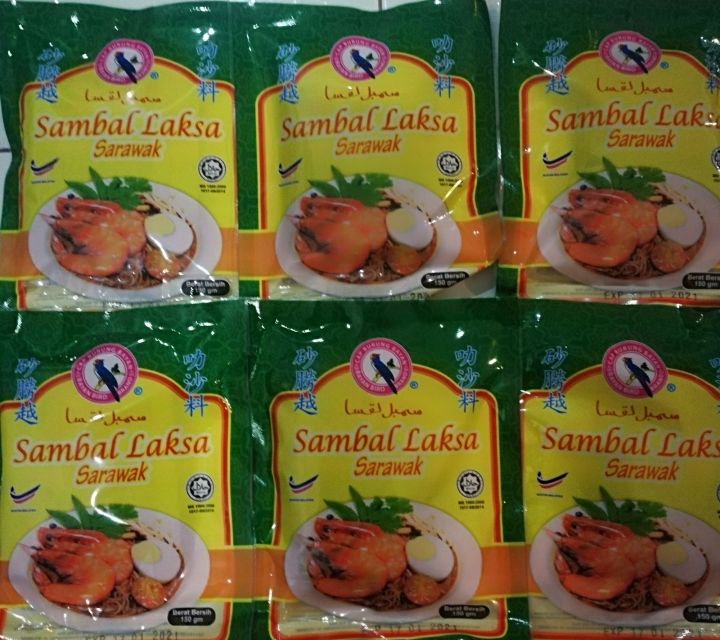 Sambal laksa sarawak cap buruang banyan laksa Sarawak "Bayan Bird Brand ...