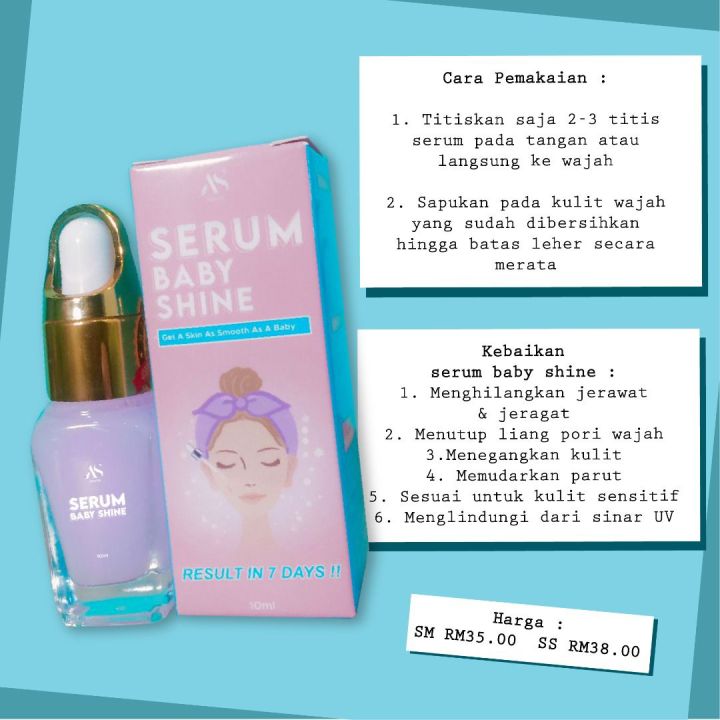 SERUM BABY SHINE ASL | Lazada