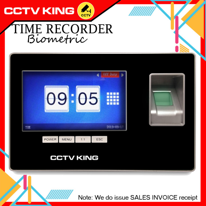 Touch Screen Fingerprint Biometric Time Recorder Machine Time ...