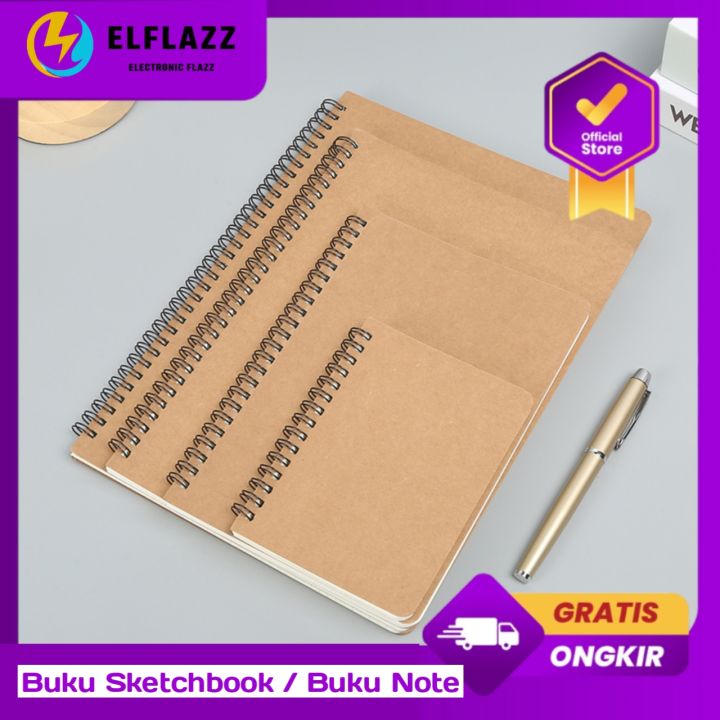 Buku Gambar Sketchbook Tebal Buku Note Catatan Harian Buku Sketsa 50 ...