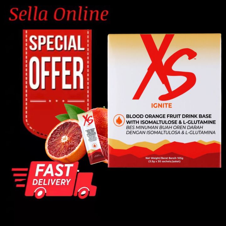 Amway XS Ignite Blood Orange Fruit Drink Base With Isomaltulose & L ...