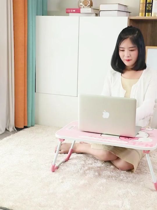 Children's stool cartoons Standing Computer Desk, Adjustable Laptop ...