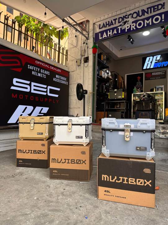 HARD PLASTIC TOP BOX for Motorcycle WITH FREEBIES | Lazada PH