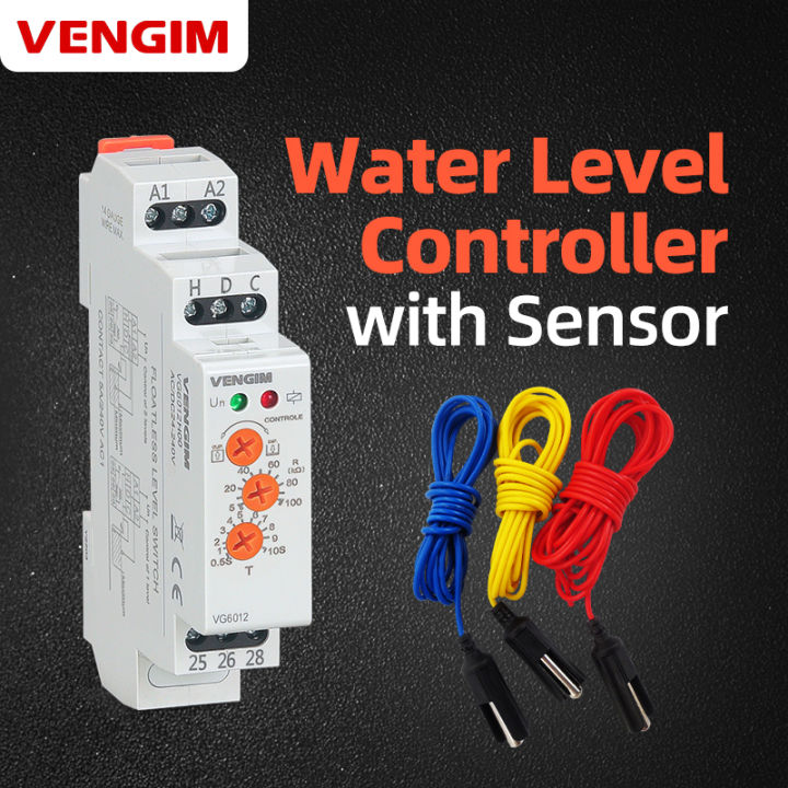 Liquid Level Control Relay Electronic Automatic Water Level Controller Switch 220v Water Pump ...