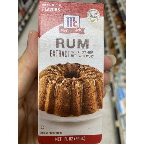 วัตถุแต่งกลิ่นรสสังเคราะห์ กลิ่น รัม ตรา แม็คคอร์มิค 29 Ml. McCormick ...